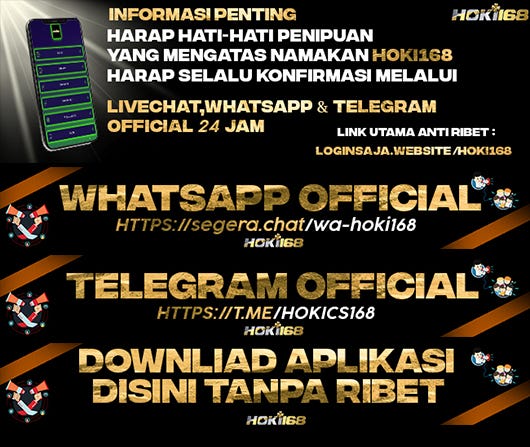 HOKI168 SITUS TERBESAR DI SELURUH INDONESIA DAN SITUS TERBAIK - HOKI168 ...