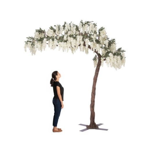 11ft Tall Ceremony Arch Artificial Flowering Tree — Wedding Decor ...