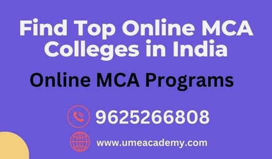 Find Top Online MCA Colleges in India | Online MCA Program | by ...