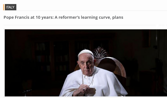 Pope Francis at 10 years: A reformer’s learning curve, plans | by BB ...