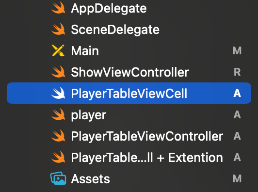練習TableViewController. 需要準備的東西，有 player.swift 放 struct 資料、有兩個… | by Eason | 彼得潘的 Swift iOS App ...