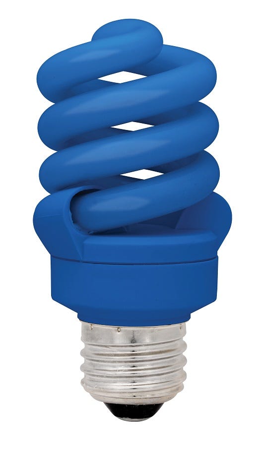 13 WATT FULL SPRINGLAMP Blue. Product Information: | by Scott Parisi ...
