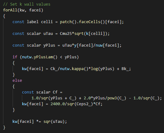 Wall Functions In Openfoam — Implementation In Code By Mustafa Bhotvawala Medium