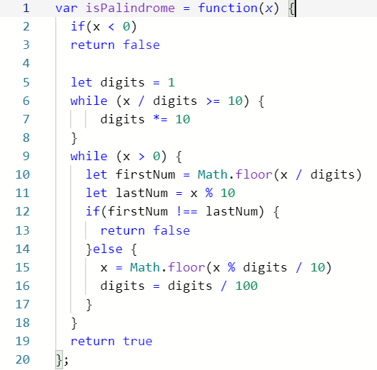 Leetcode 9 Palindrome Number 蔡竣丞 Medium