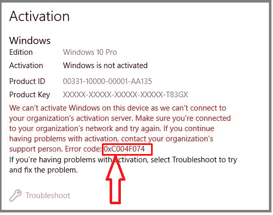 How to fix the Windows 11 activation error 0xc004f074 | by jason winpath | Medium