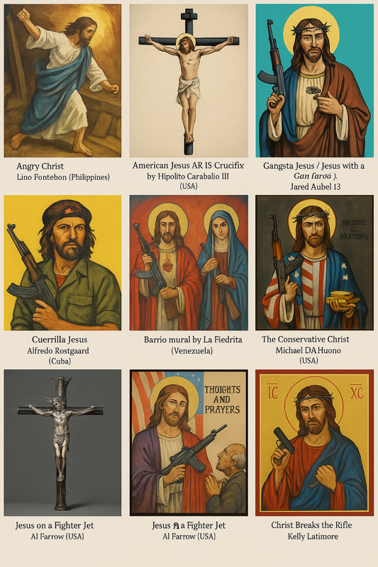 Jesus With a Rifle. How the Ancient Worship of Battle Still… | by S. C ...