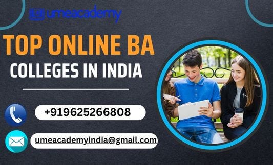 Top Online BA Colleges In India - shivam kumar - Medium
