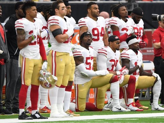 NFL’s national anthem policy: Players on field must stand, show ...