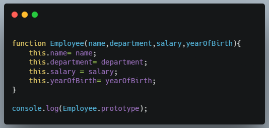 An idea about JS Prototype. Whenever we create a function using… | by ...