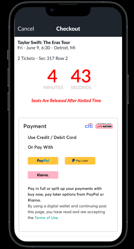 Ticketmaster Redesign
