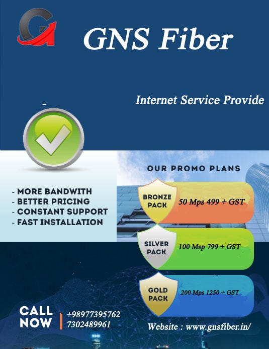 Internet Service Provider - GNS Fiber - Medium