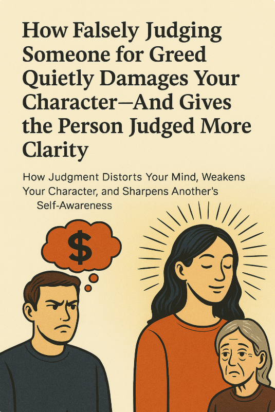 How Judgment Distorts Your Mind, Weakens Your Character, and Sharpens ...