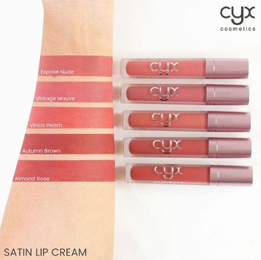 CYX Satin Lip Cream Pilih warna favoritmu | by IT CALYSTA SKINCARE | Medium