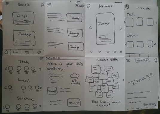 Experiencing the Crazy 8s Method — UX. | by Miguel Leal | Medium