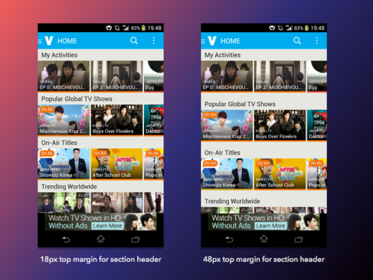 Interface Claustrophobia. Simply adding more space would give… | by ...