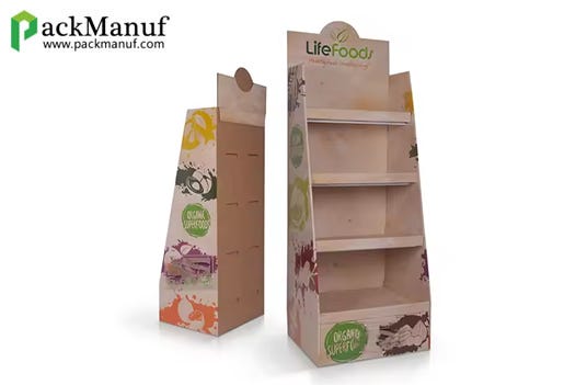 Custom Cardboard Floor Display: Corrugated Cardboard Display Rack | by ...