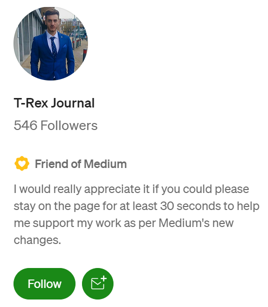 Warning! Here is an example of what I DON’T WANT on my Medium work ...