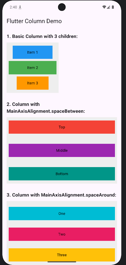 🌊🔝Flutter Tips & Tricks — Column Widget💥 | by Nine Pages Of My Life | Jun, 2025 | Medium