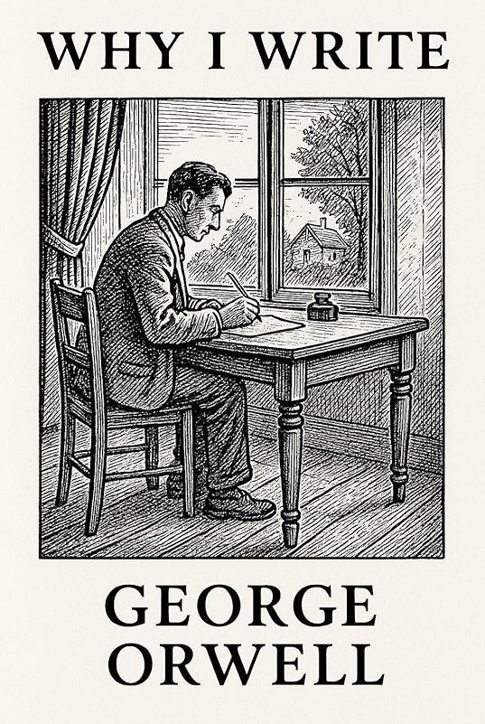 What ‘Why I Write’ by George Orwell Meant to Me | by Ritika Das | Dec ...