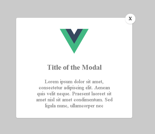 Vuejs Basic Components. How to make a simple modal in Vue | by João Soares | Level Up Coding