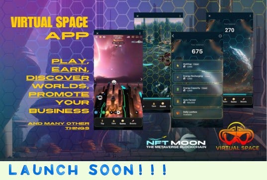The Telegram Virtual Space App is coming out soon | by NFT Moon Metaverse | NFT Moon Metaverse ...