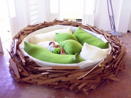 Giant Bird’s Nest for Humans | by Paper Culture | be modern. be eco.