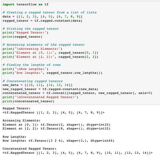 Exploring Ragged Tensors: Unraveling the Flexibility of Irregular Data Structures | by Abhishek ...