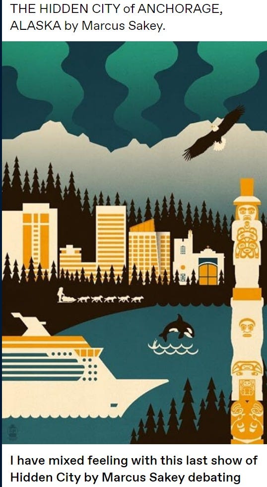 THE HIDDEN CITY of ANCHORAGE, ALASKA by Marcus Sakey. - Cleoenfaserem ...