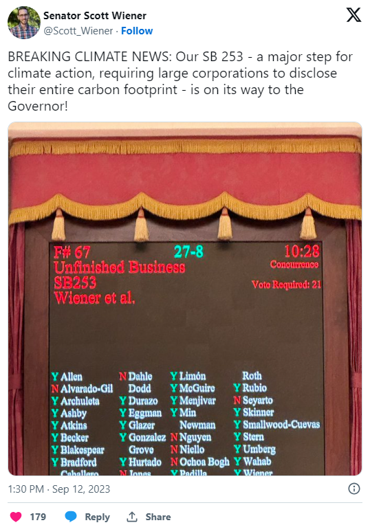California Leads the Nation with Groundbreaking Climate Disclosure Bill ...