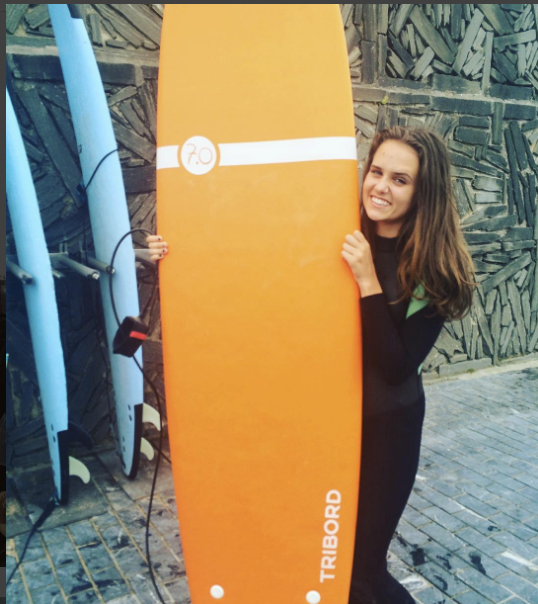 Surfing. The salt on my face made my eyes burn… | by sarah cromie | Medium
