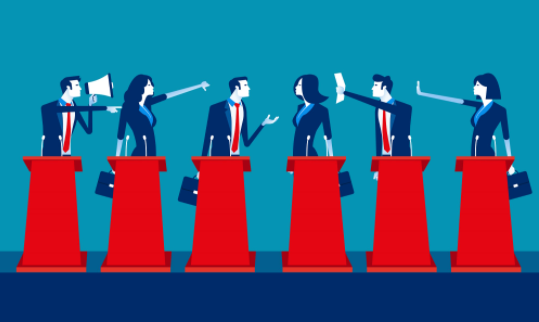 Political and Political Parties. You can think of politics as a chaotic ...