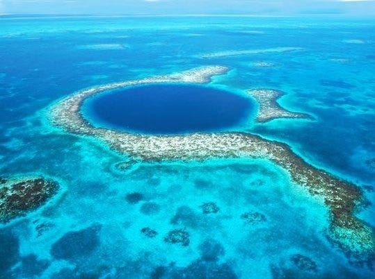 Top Unusual natural phenomenon. Great Blue Hole Belize’s Great Blue ...