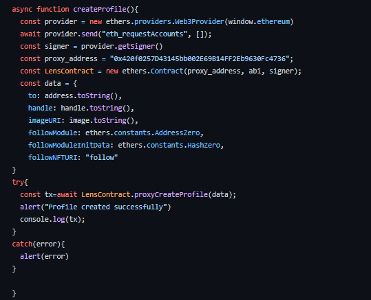 Creating Lens Profile on Polygon Mumbai Testnet | by Rajpatil | Medium