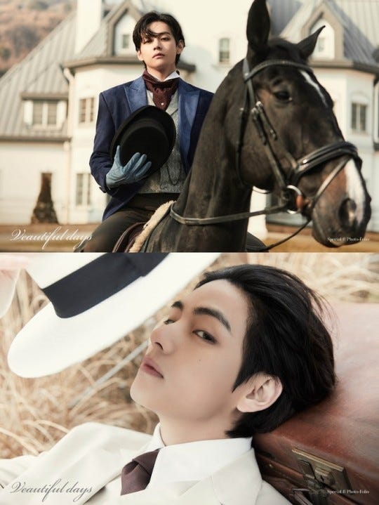 BTS V transforms into a European gentleman “Classic and elegant ...