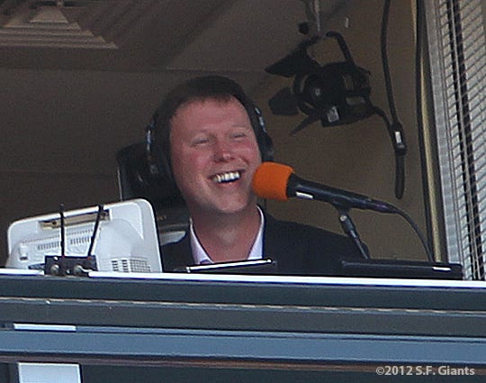 Broadcasters — Dave Flemming | by MLB.com/blogs | SF Giants Photos