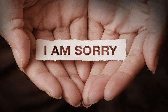 Why? Say Sorry First!. A simple apology can make our lives… | by Aarti ...