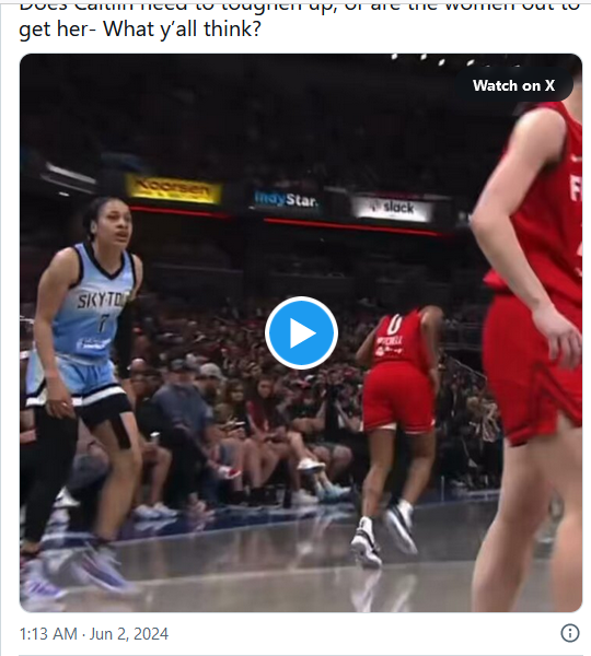 Watch Here(Caitlin Clark) responds to the flagrant foul on Chennedy Carter .. | by ...
