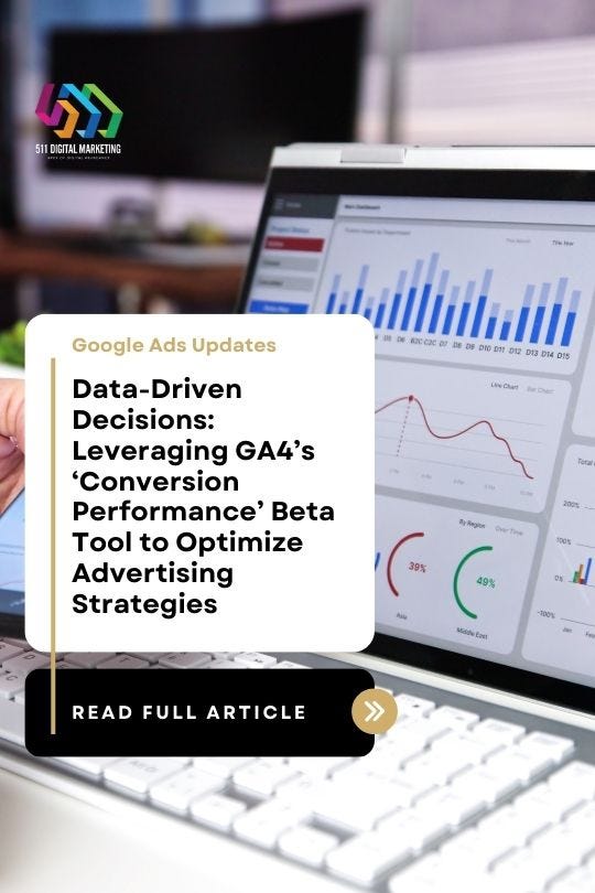 Data-Driven Decisions: Leveraging GA4’s ‘Conversion Performance’ Beta Tool to Optimize ...