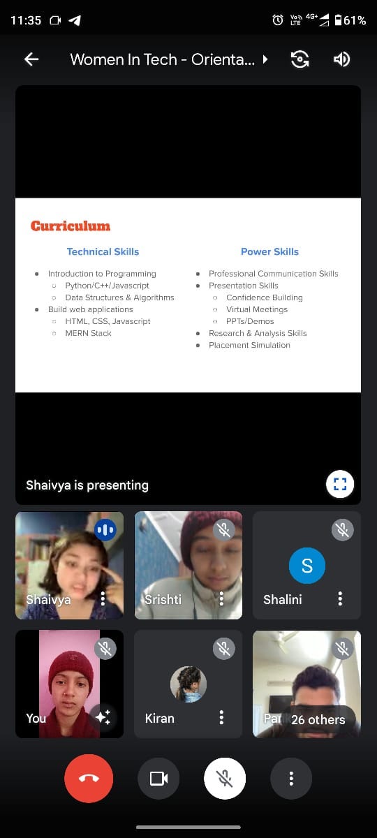 My first week experience in Women in Tech:- | by prachi kandpal | Medium