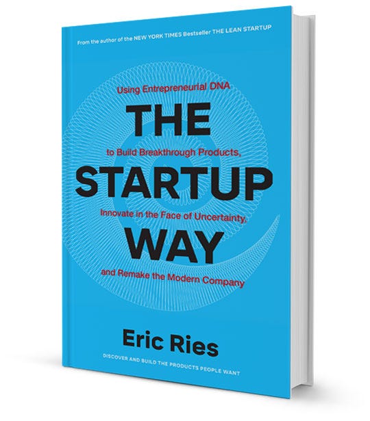 The Startup Way by Eric Ries is now available for pre-order | by Javid ...