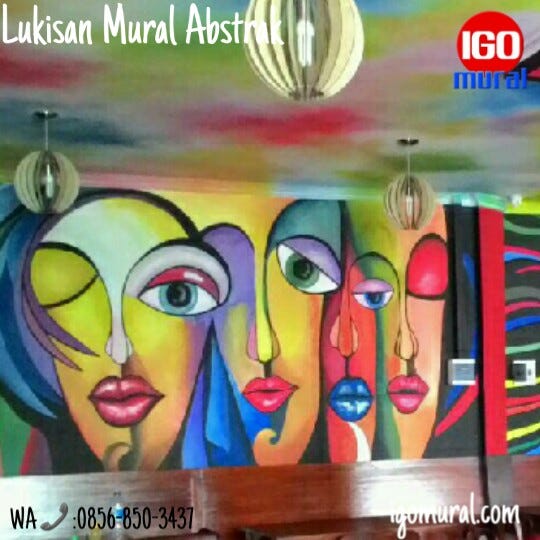 0856–850–3437 Jasa Lukisan Mural Abstrak Malang Igo Mural | by Jasa ...