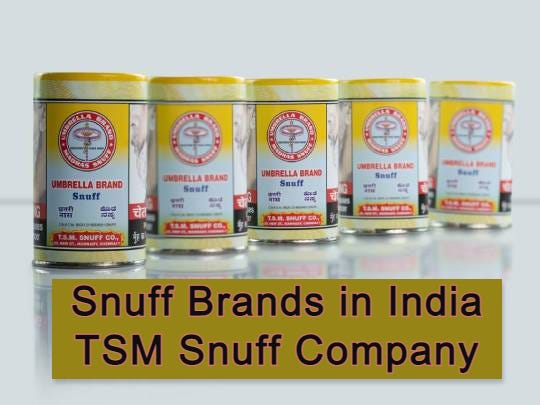 The Secret History Of Snuff Brands In India | by TSM Snuff Company | Medium