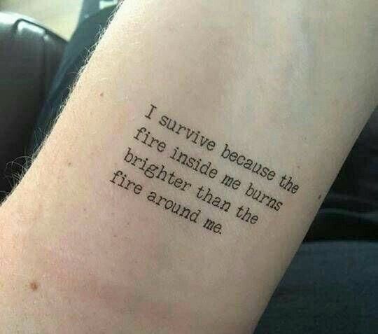 Let the fire inside you burns you - lily - Medium