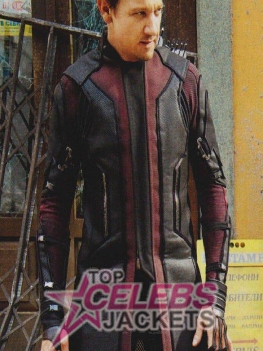 Jeremy Renner aka Hawkeye Leather Coat from The Avengers | by Rick ...