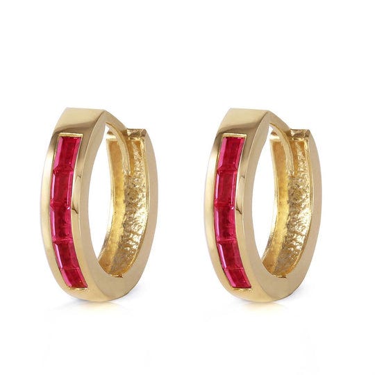 Buy beautiful ruby gold earrings for everyday wear — Galaxy gold ...