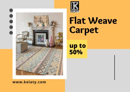 Transform Your Home Decor with Flat Weave Carpets - Kelaty - Medium