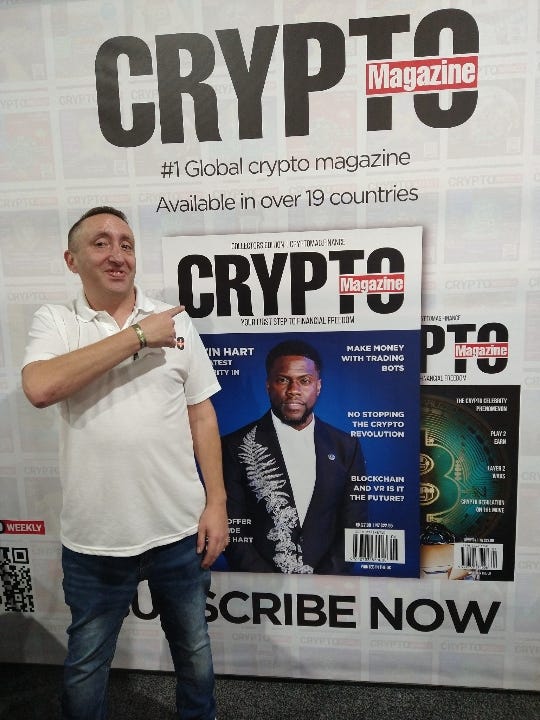 Crypto Magazine features Kevin Hart as the First person ever on the ...