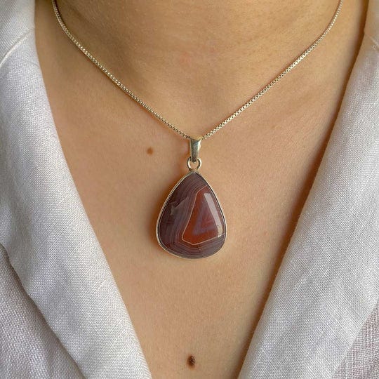 Crafting Beauty: Red Botswana Agate Jewelry Designs - Aria Zoe - Medium