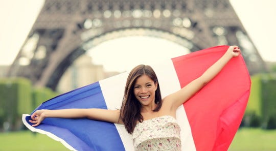 How to start speaking Français. I admire the grandeur of the Eiffel ...