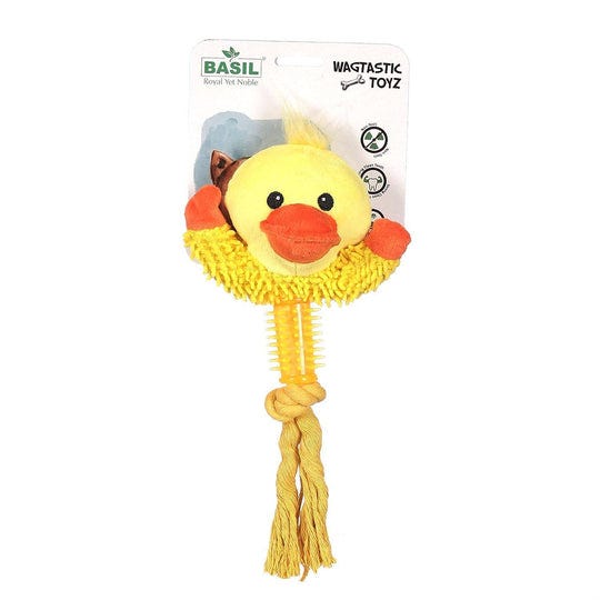 PLUSH TOY WITH ROPE AND TPR. This squeaky plus toy with TPR is best ...